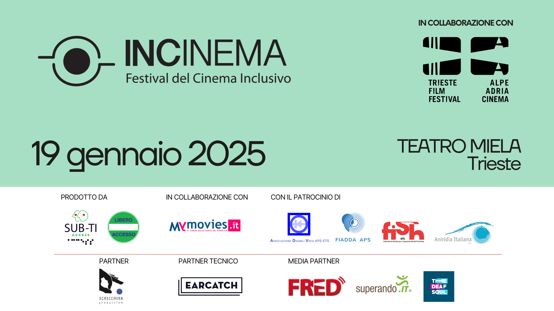 19 gennaio 2025 – INCinema a Trieste – IncinemaFestival